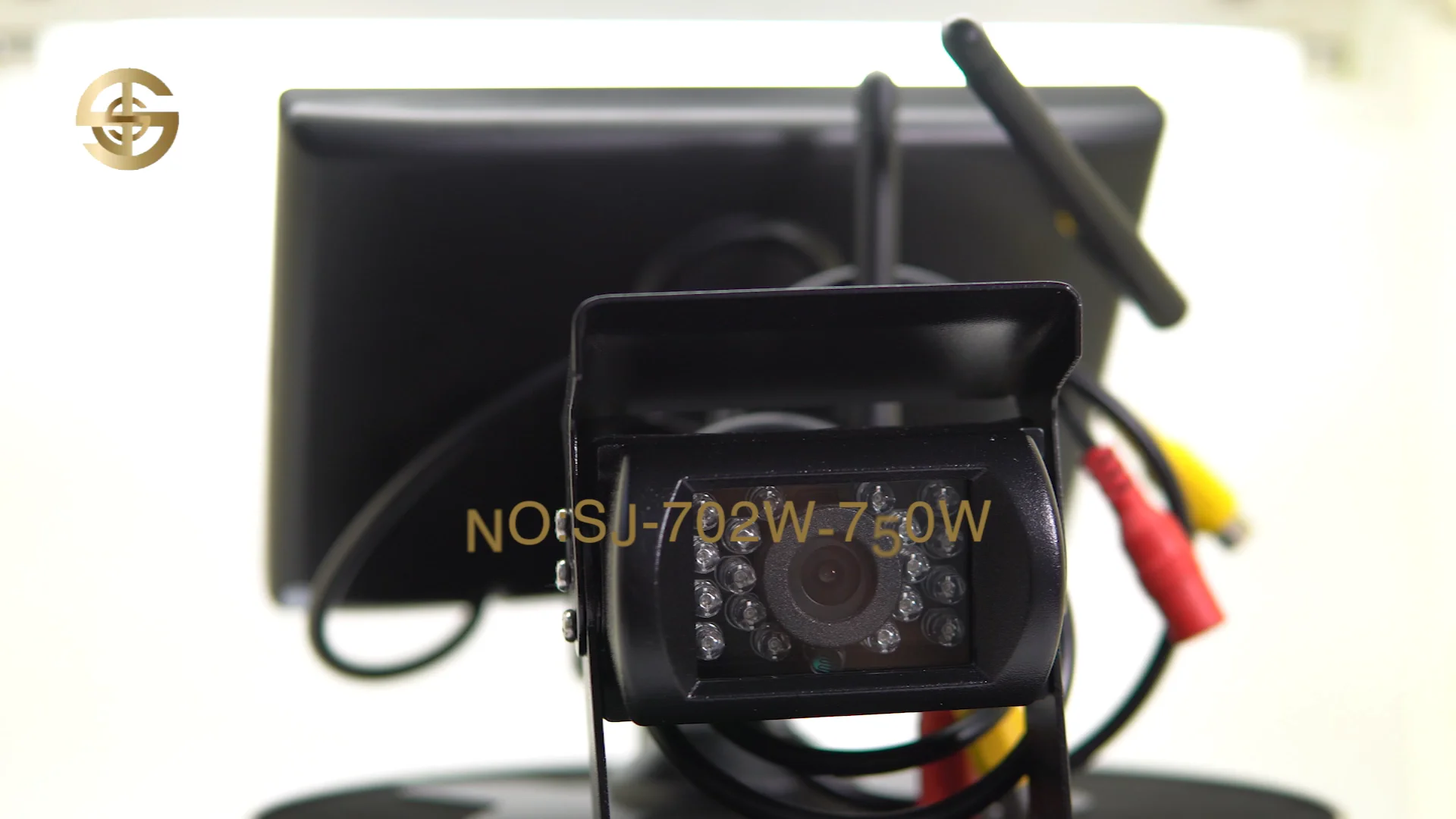 7 Inch Wired Car Monitor Tft Lcd Rear View Camera Two Track Rear Camera ...