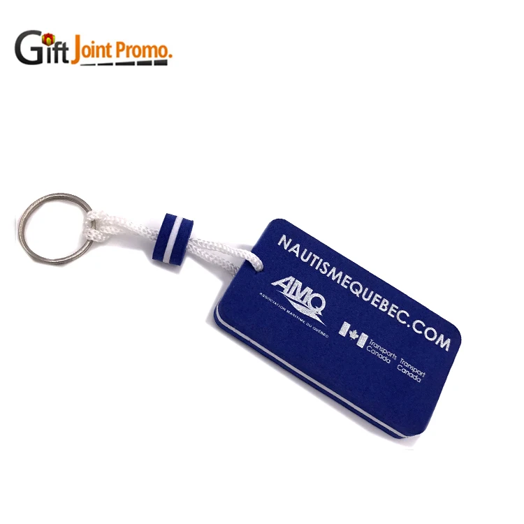 Custom Logo Sail Boat Eva Foam Floating Keychain For Promotional Gift ...