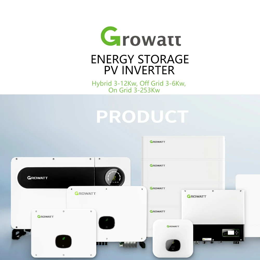 Growatt Hybrid Solar Inverter - 3.5KW & 6KW Efficiency