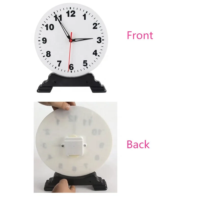 Learning Clocks Classroom Demonstration Teachers Big Plastic Teaching ...