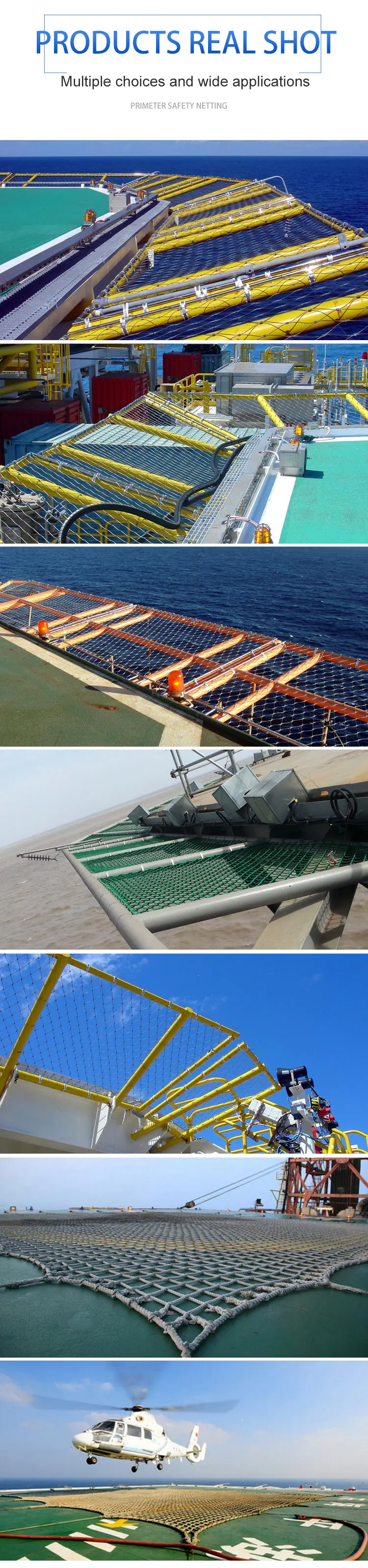 Helipad Safety Net - Helideck Perimeter Mesh & Guard Fence