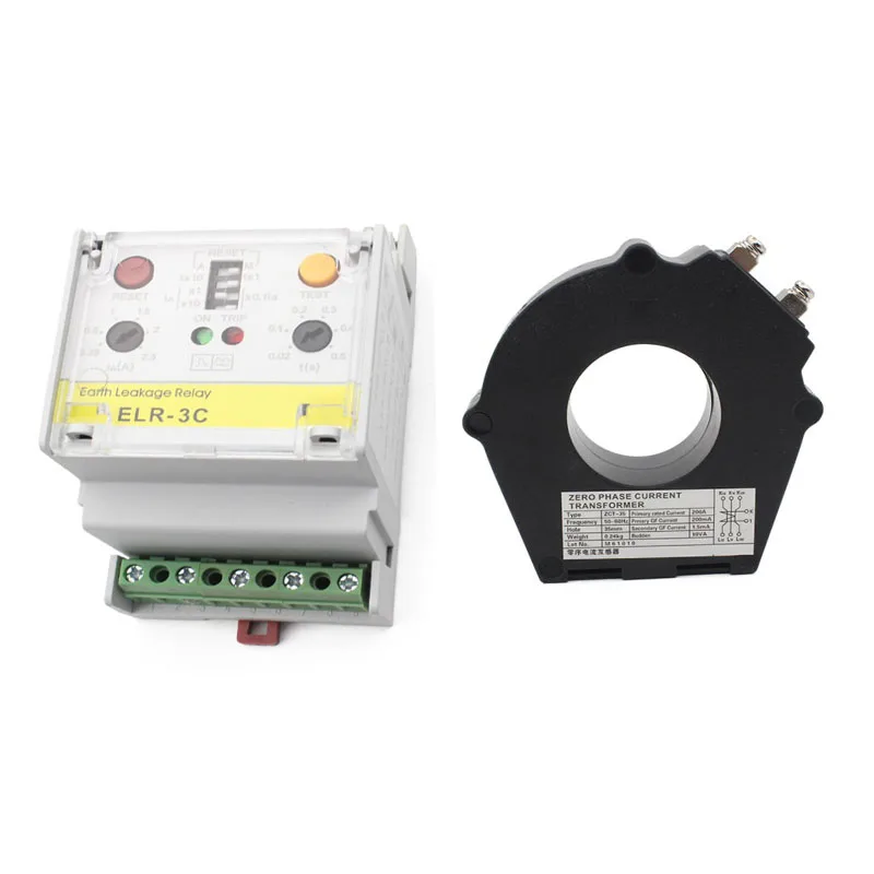 Elr-3c With Toroid(transformer) Earth Leakage Relay - Buy Elr-3c ...
