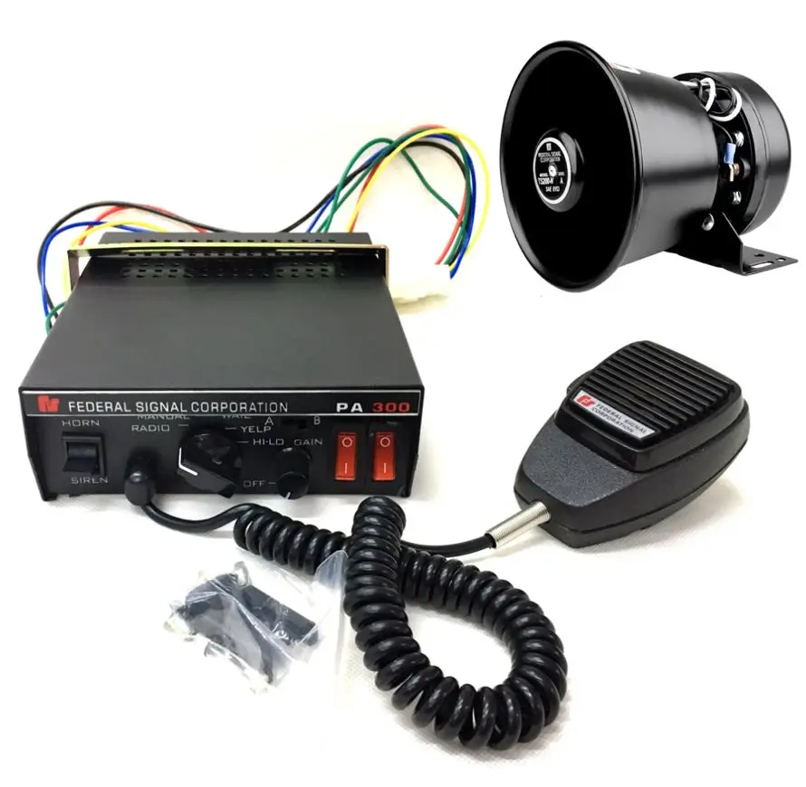 Pa300 Siren System With 200w Speaker Car Sirena Ambulancia Emergency ...