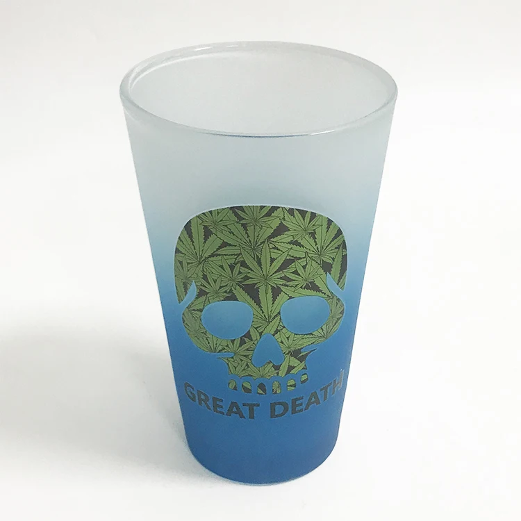 Glass Beer Glasses Stylish Beer Can With Durable Design Glass Beer Can ...