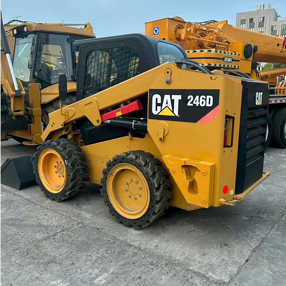 USED Original Caterpillar CAT 246D Skid Steer Loader Mini Machine 0.9 ...