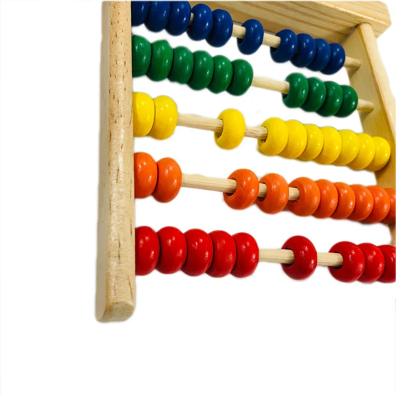 Educational Montessori Toy - Mini Wooden Abacus for Kids