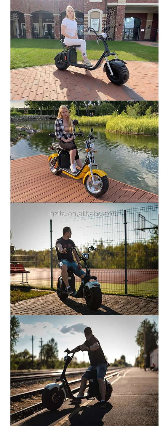 1000W 60v Two Big Wheels - off Road Fat Tire Electric Motorcycle