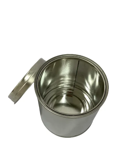 Manufacturer's Direct Sale 2l Metal Tin Cylindrical Cans For Paint And ...