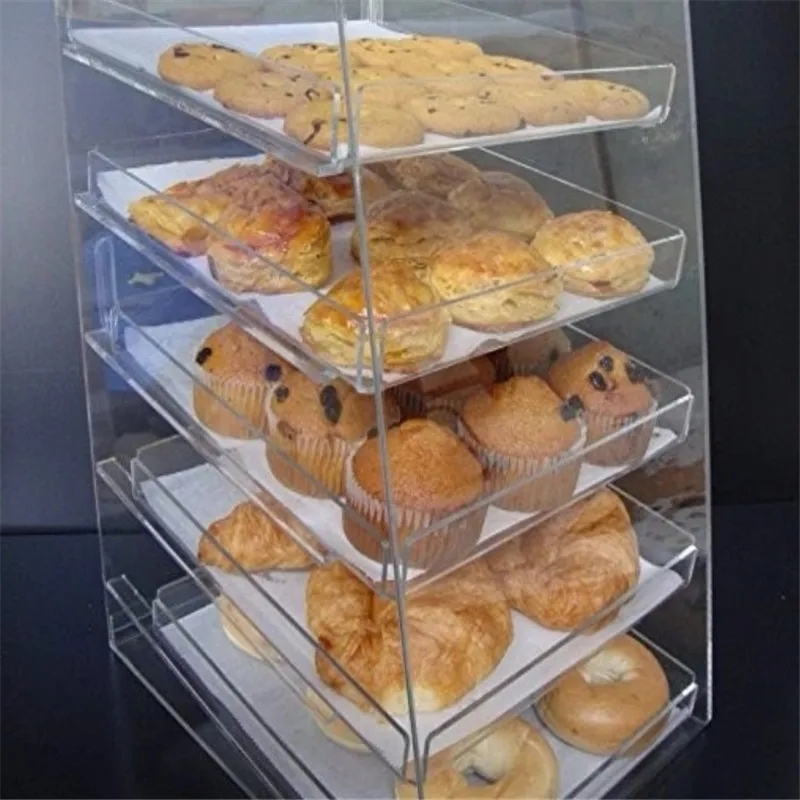 Manufacturer High Quality Acrylic Bakery Bread Display Case For Sale ...