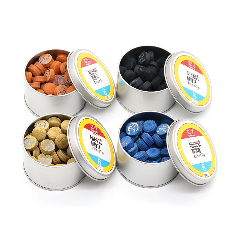 Black Brown Yellow Blue Colors 14mm Pig Leather Nicest Billiard Pool ...