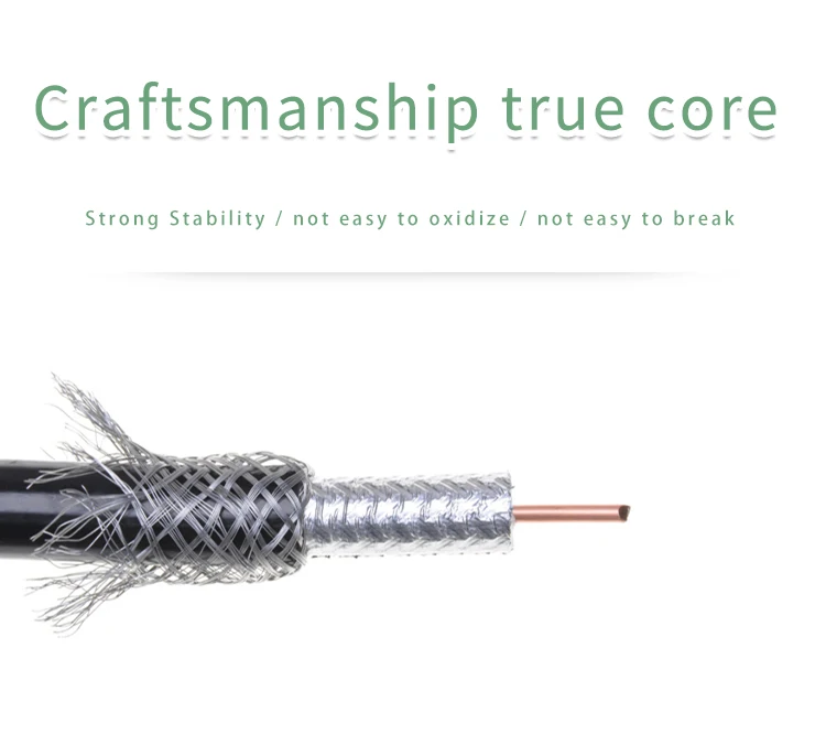 RG8 Coaxial Cable - Reliable Silver-Plated Copper Wire