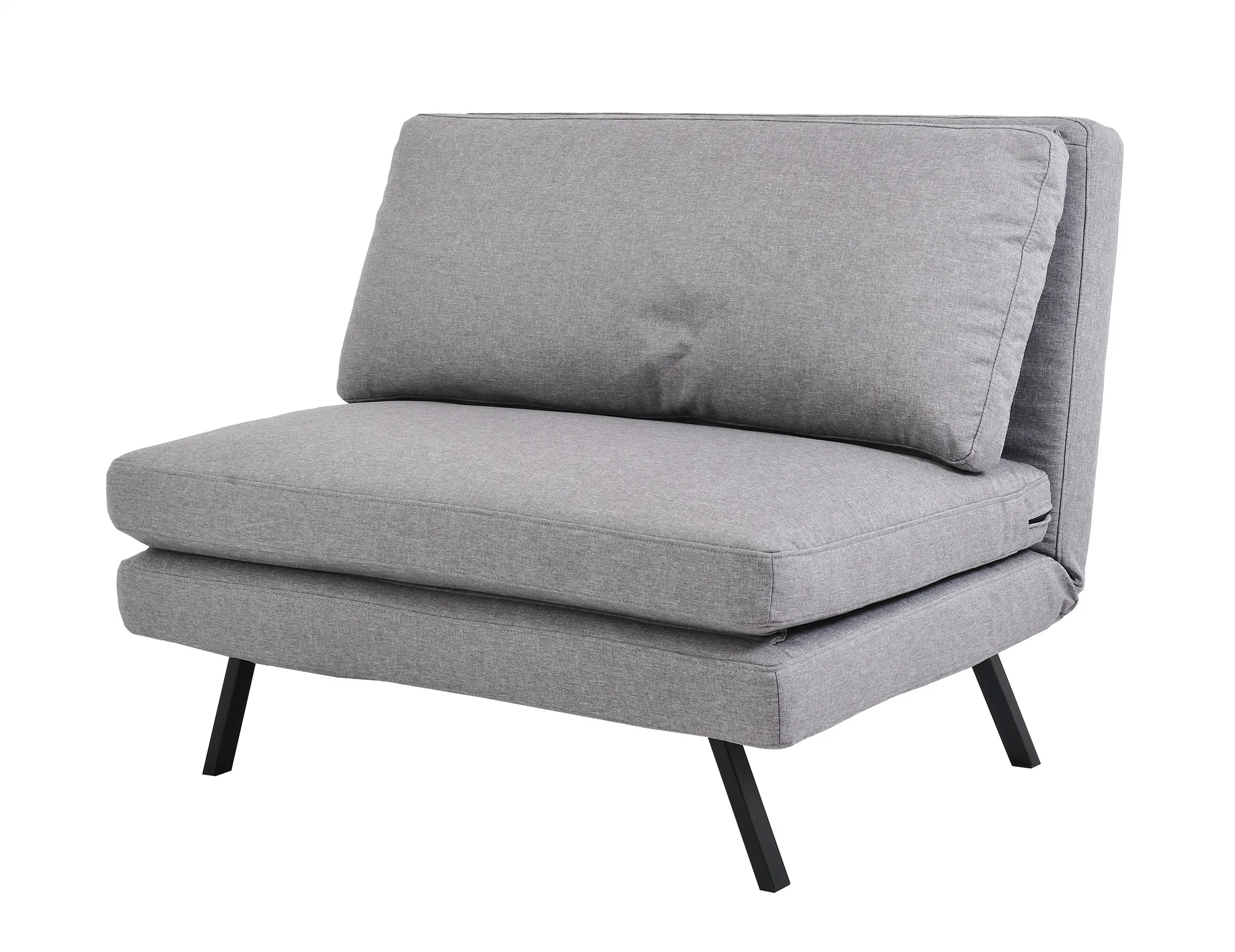 Nisco Small Sofa Couch Futon - Fold up Bed & Adjustable Backrest