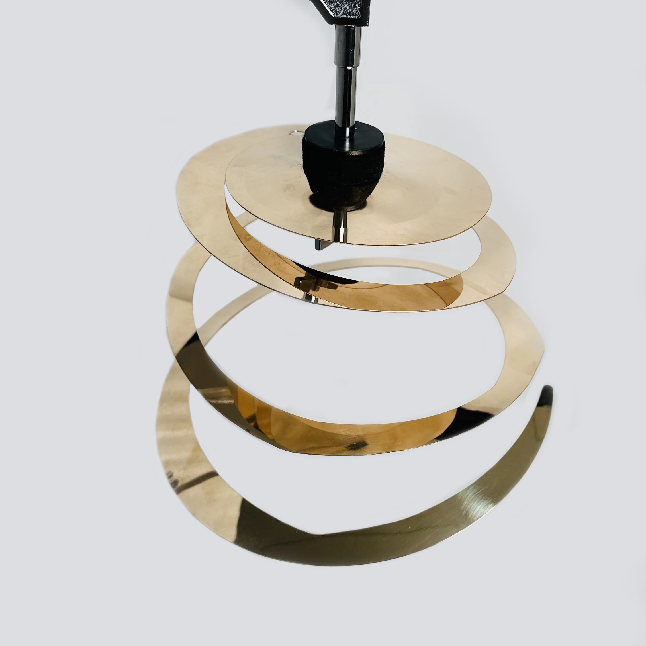 Cymbal Stacker in Spiral Shape - Sit on Top of Any Cymbal