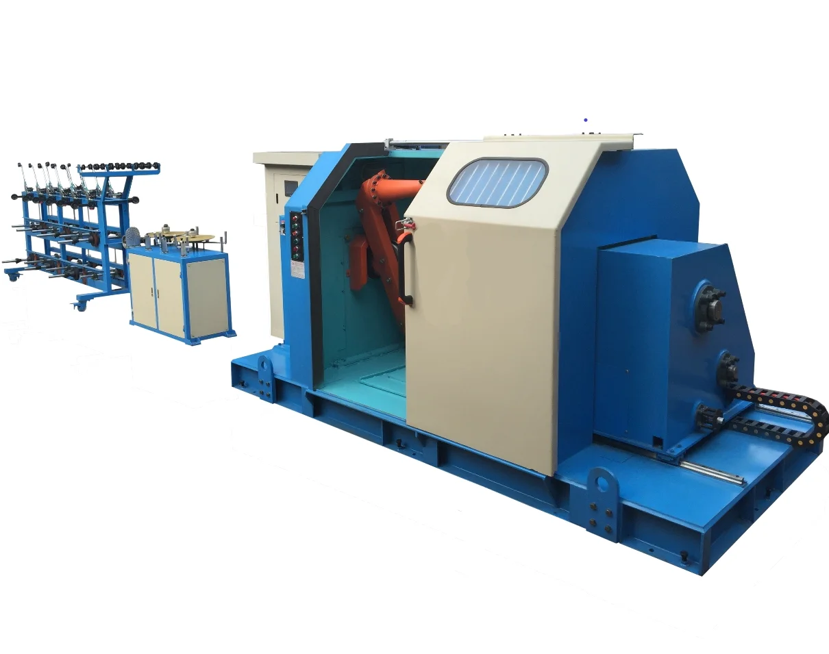 800mm Cantilever single twist bunching machine 5 6 7 data cables wire ...