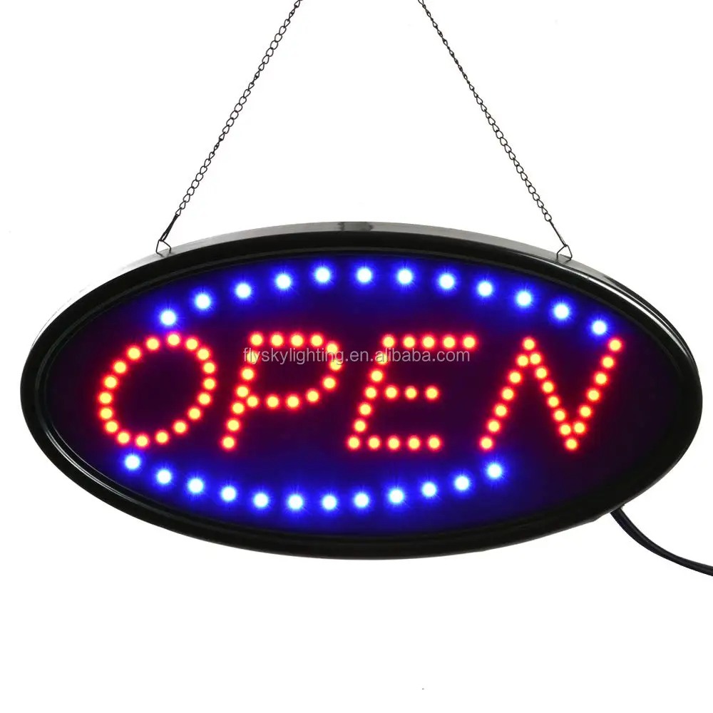 Custom Beautiful Outdoor Led Lighting Sign Board For Shops,Led Open ...