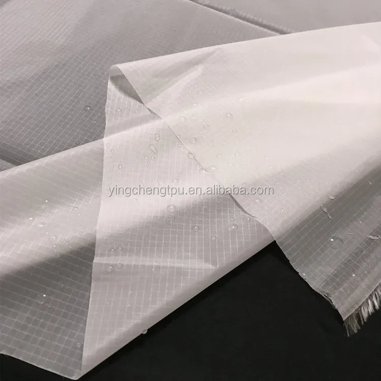 Ultrathin Waterproof Parachute Fabric 40g Silicone Coated White 30d ...