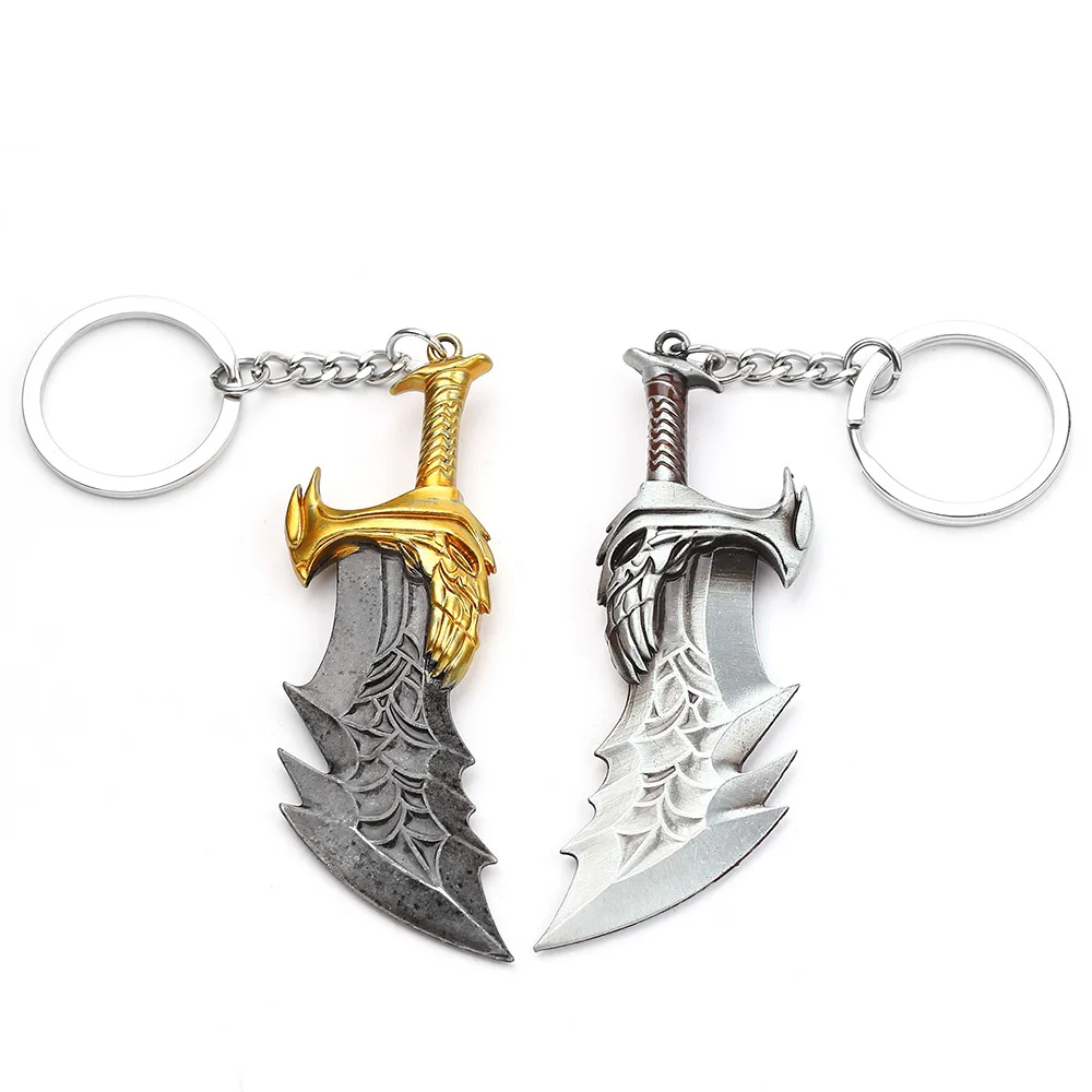 God of War 4 Kratos Weapon Greatsword Keychain Metal Blade of Chaos ...