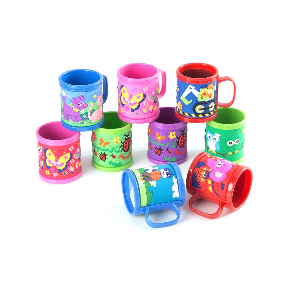 Cute Animal 3d Pvc Rubber Mugs For Kids - Buy Plastic Mug,Promotional ...