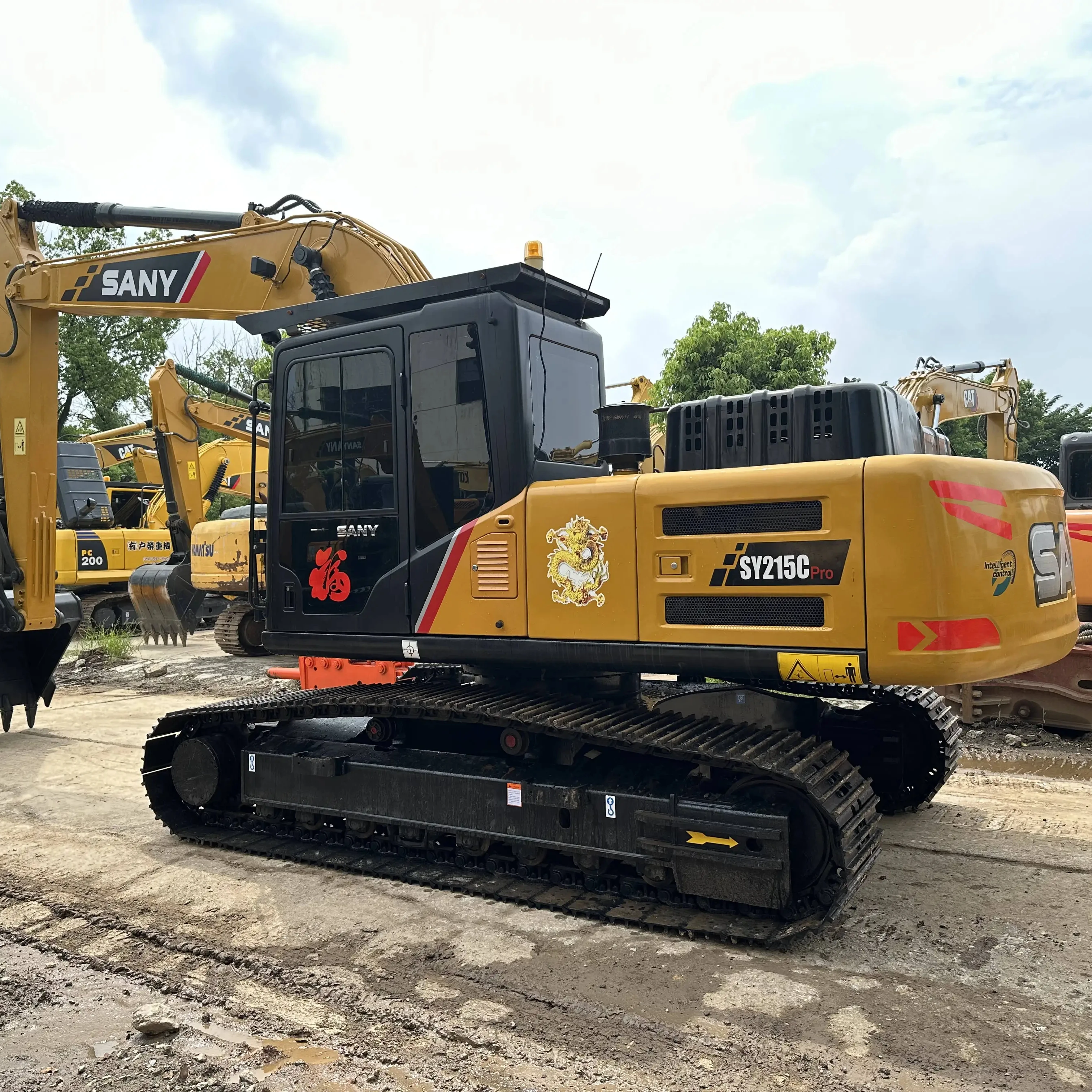 Gebrauchte Sany Sy215c Raupen Bagger Gebrauchte China Billige Bagger ...