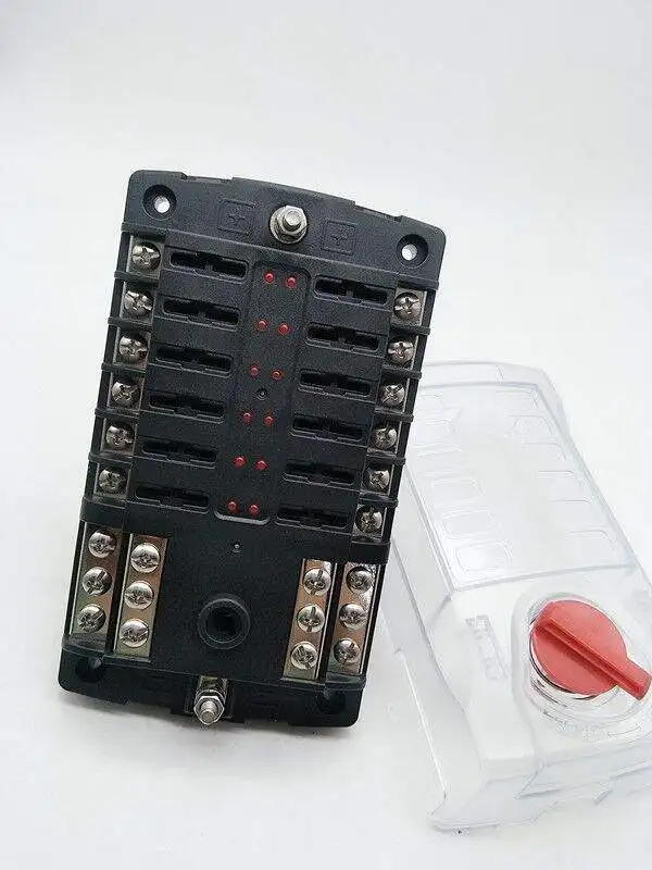 Promotion 12 Circuits Fuse Block Blade Fuse Block With Negative Bus For ...