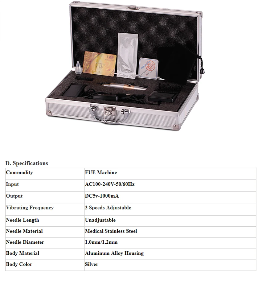 Fue Hair Transplant Instruments Machine Fue Equipment - Buy Fue Machine ...