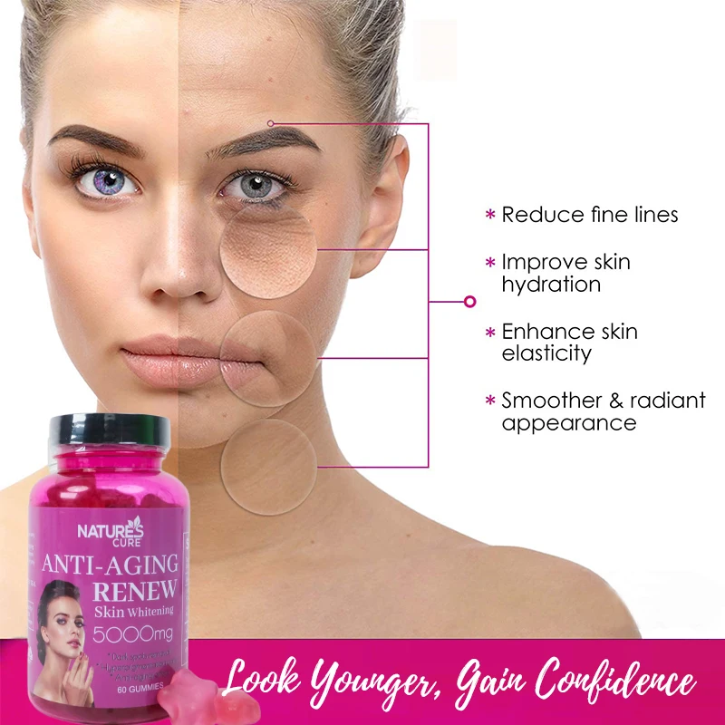 Glutathione Whitening Gummies Skin Lightening Pills - Skin Whitening ...