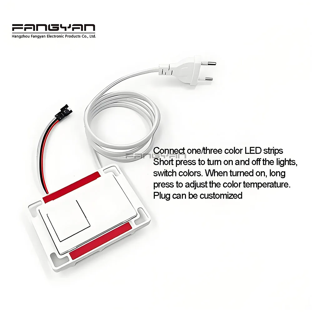 110V 220V One-Touch LED Inductive Dimmer Touch Sensor Switch 12V 24W ...