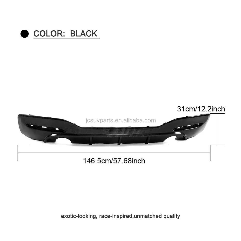 Car Rear Bumper Diffuser for BMW 1 Series F20 M Sport M135i M140i ...