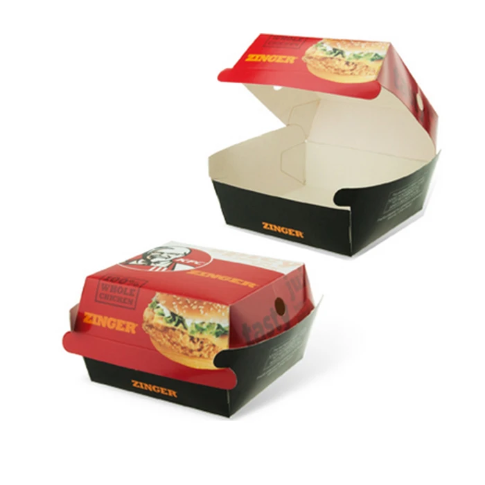 Fast Food Paper Container Burger Packaging Design - Buy Burger ...