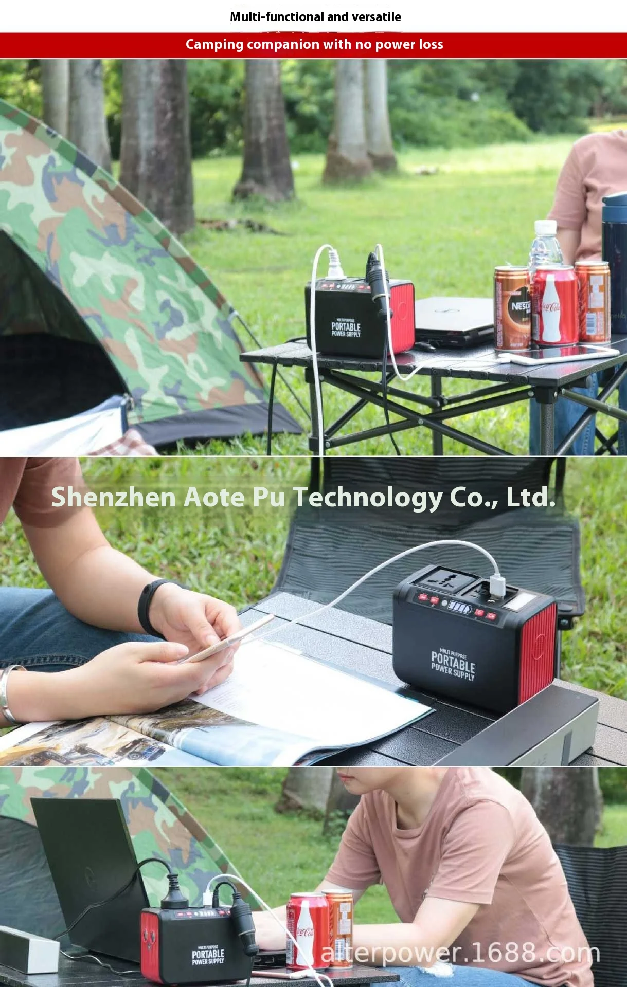 Portable 1000W MPPT Energy Storage Controller Pure Sine Wave Inverter ...