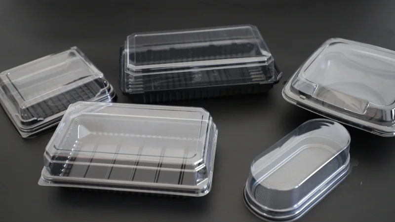 Biodegradable PET Lid Food Storage Container Double Color Printing ...