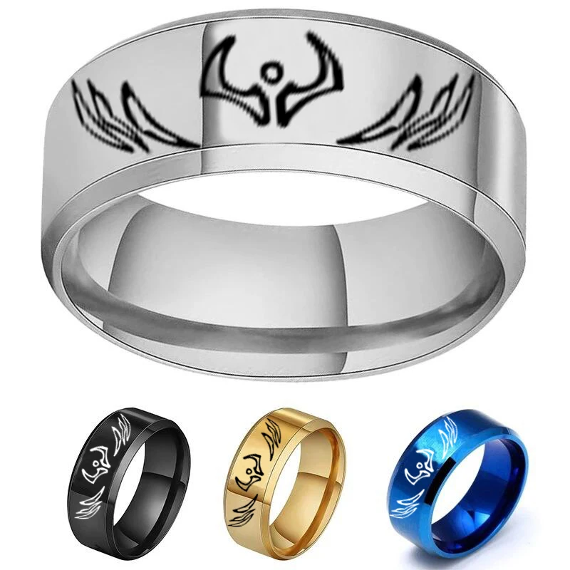 Animes Jujutsu Kaisen Ryomen Sukuna Itadori Yuji Ring Cosplay Stainless ...
