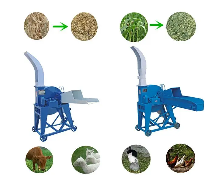Cow Straw Feed Cutting Machine - High Productivity Chaff Cutter