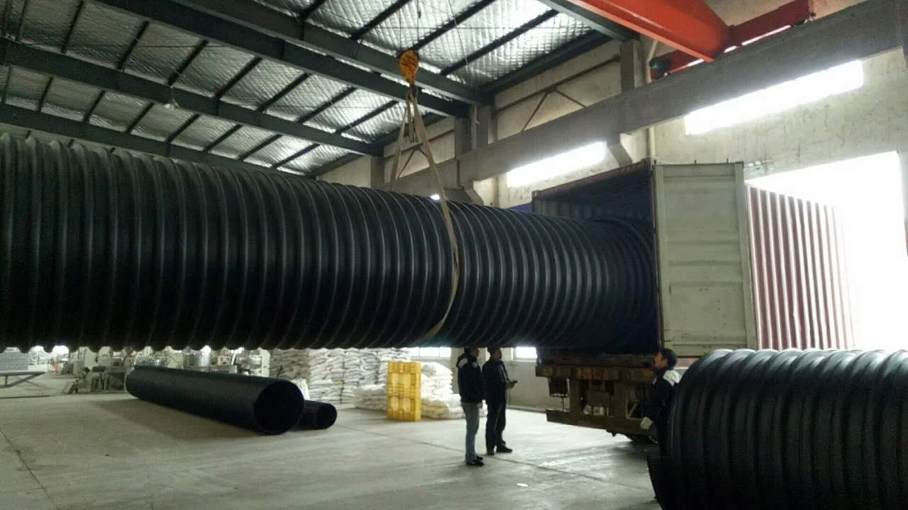 Hdpe Double-wall Corrugated Bellow Drainage Pipe - Buy Corrugated ...