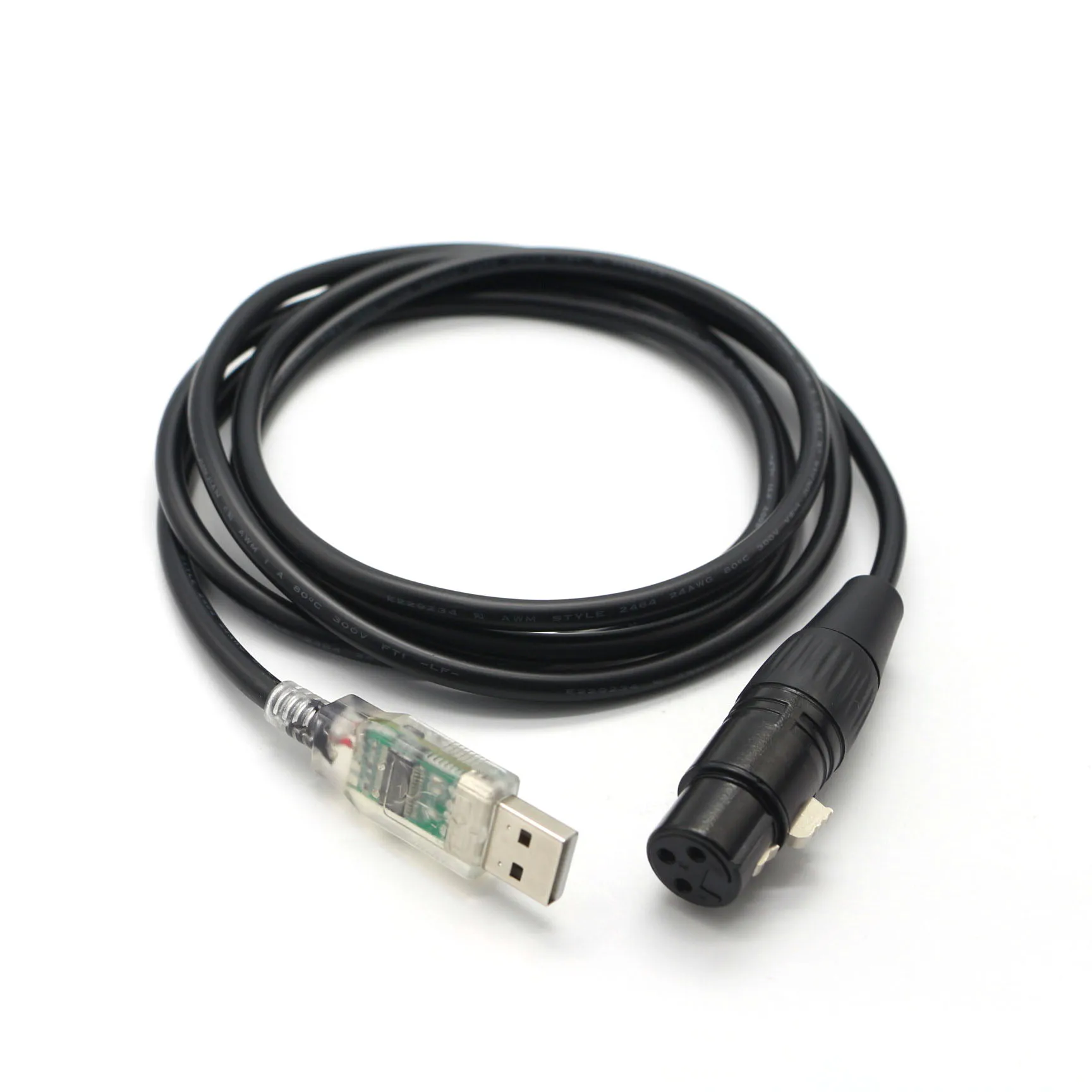 USB Microphone Cable - XLR Female to USB Converter
