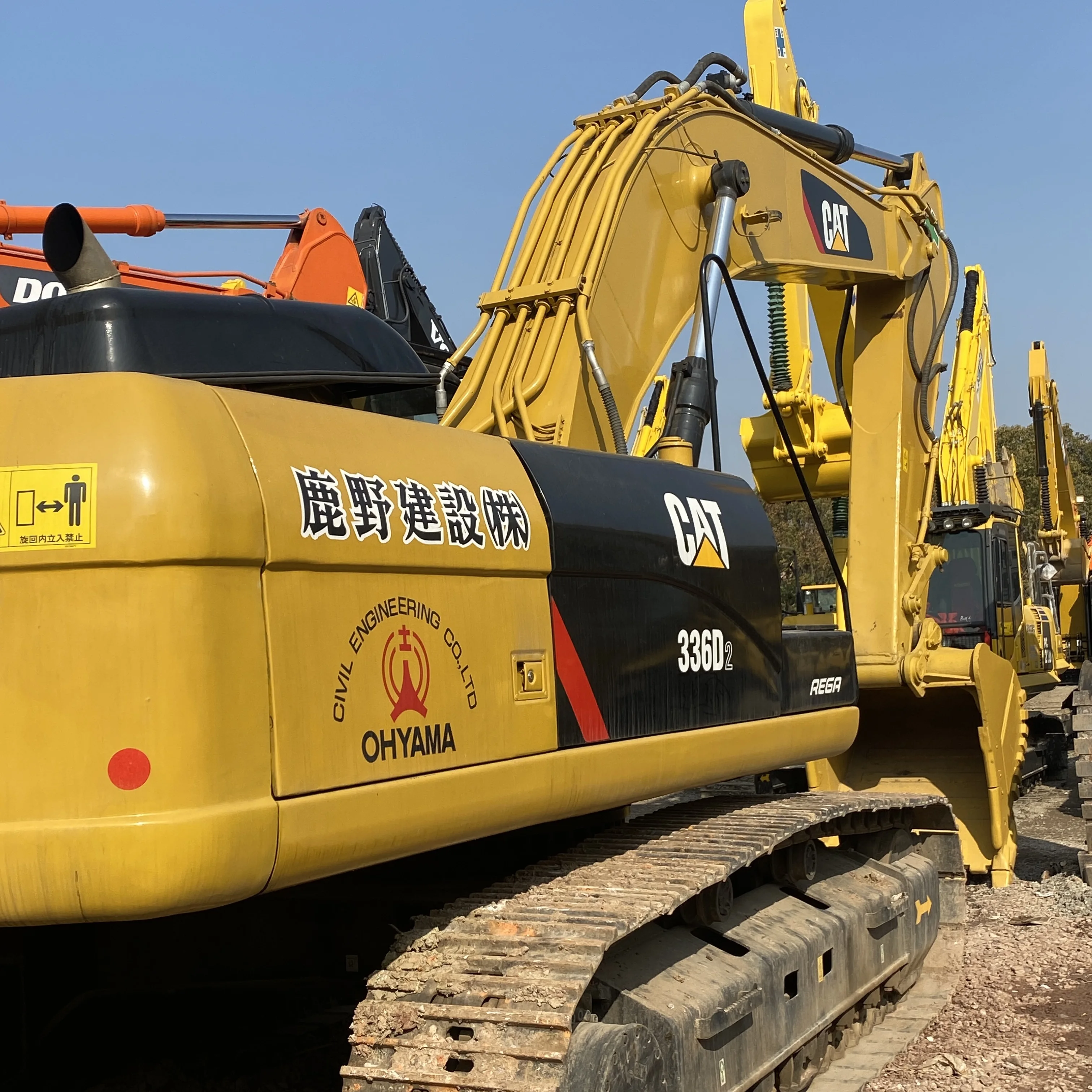 Environmental Original Caterpillar Japan Used Excavators 36tons Cat336d ...