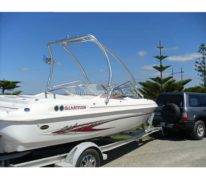 Origin Catapult Boat Wakeboard Tower - Polished Aluminium