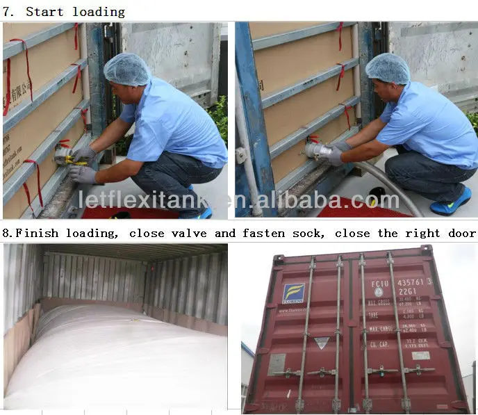 Top Loading And Unloading Flexitank/flexibag For Palm Oil Transport - Buy Bulk Liquid Transport ...