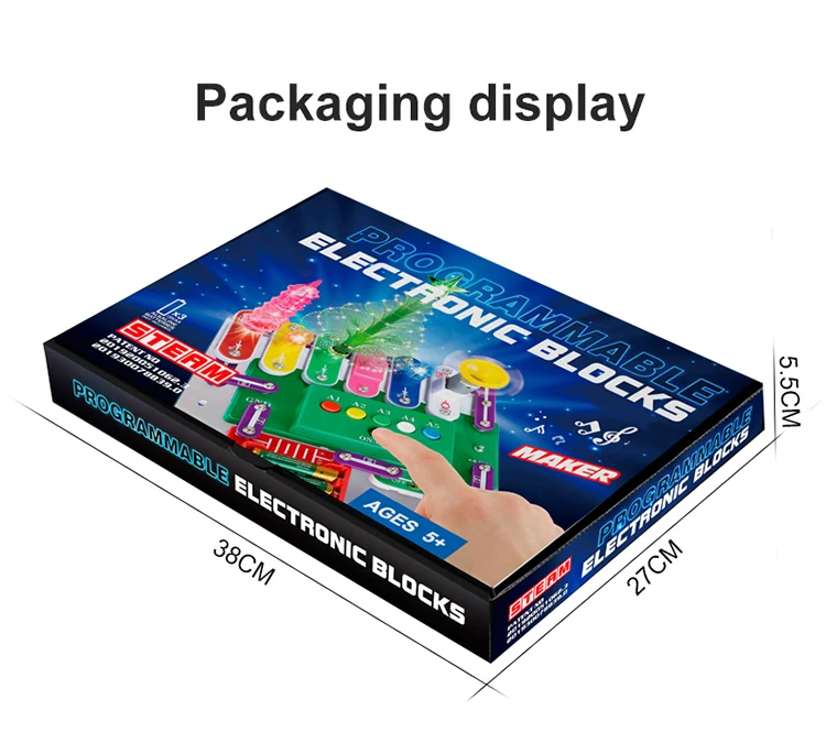 Hot Sales Diy Assemble Programmable Electronic Blocks Science Toy For ...