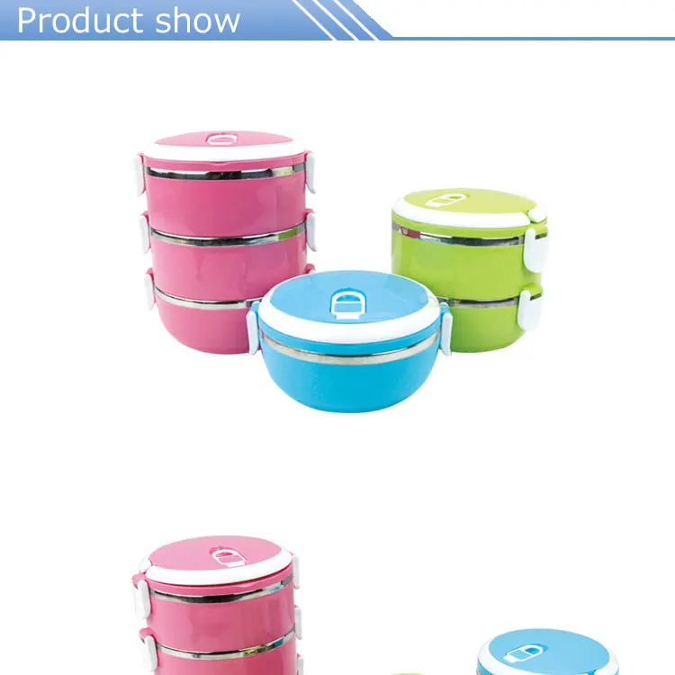 Factory Chinese OEM Personalized 3 Tier Stainless Steel Kids Lunch Box ...