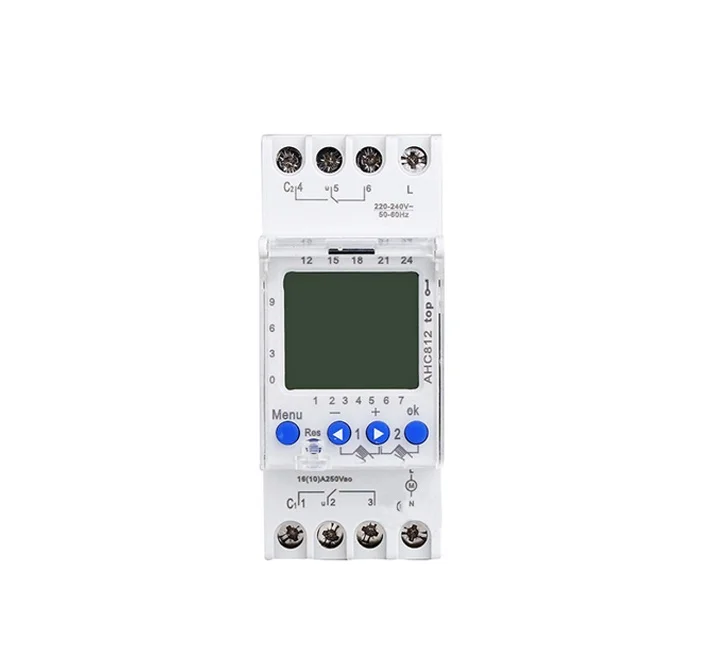Ahc812 220v 2 Channels Weekly Programmable Digital Timer - Buy Digital ...