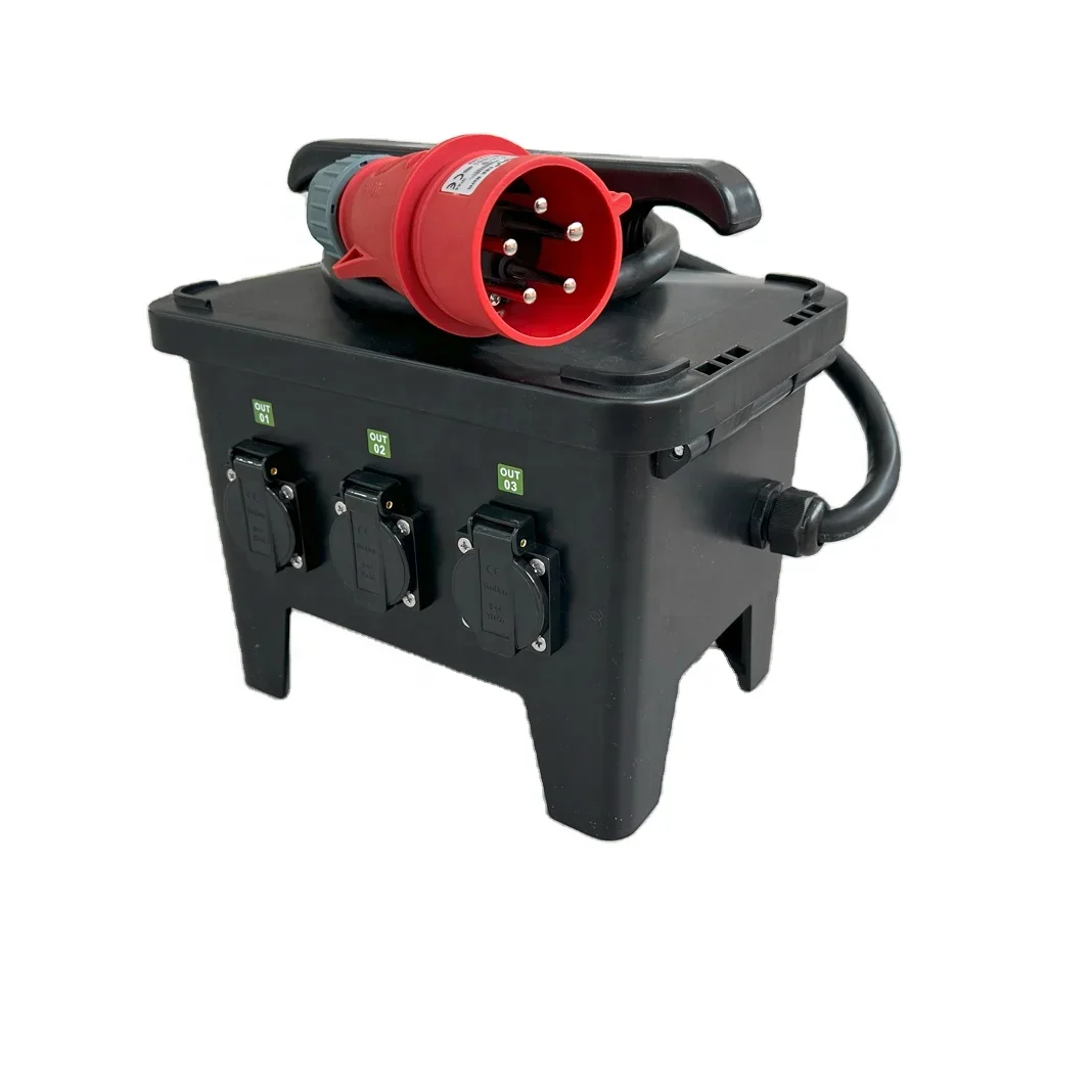 32a 3 Phase Input Uk British Type Outdoor Electrical Portable ...