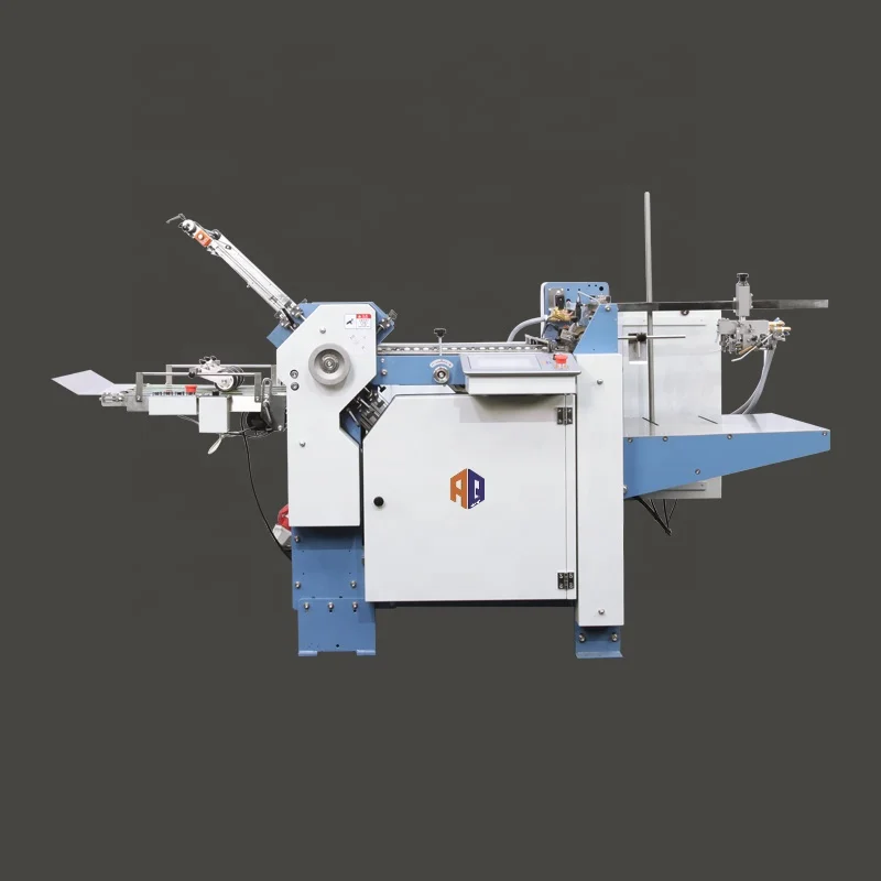 A3 A4 Size Paper Leaflet Folding Machine High Speed Filter Pleating ...