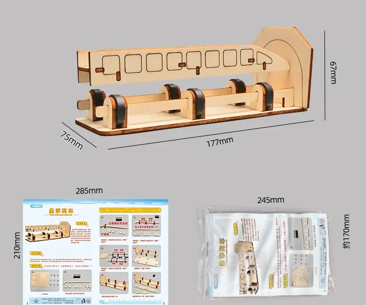 Magnetic Levitation Train Stem Educational Toy Set For Kids