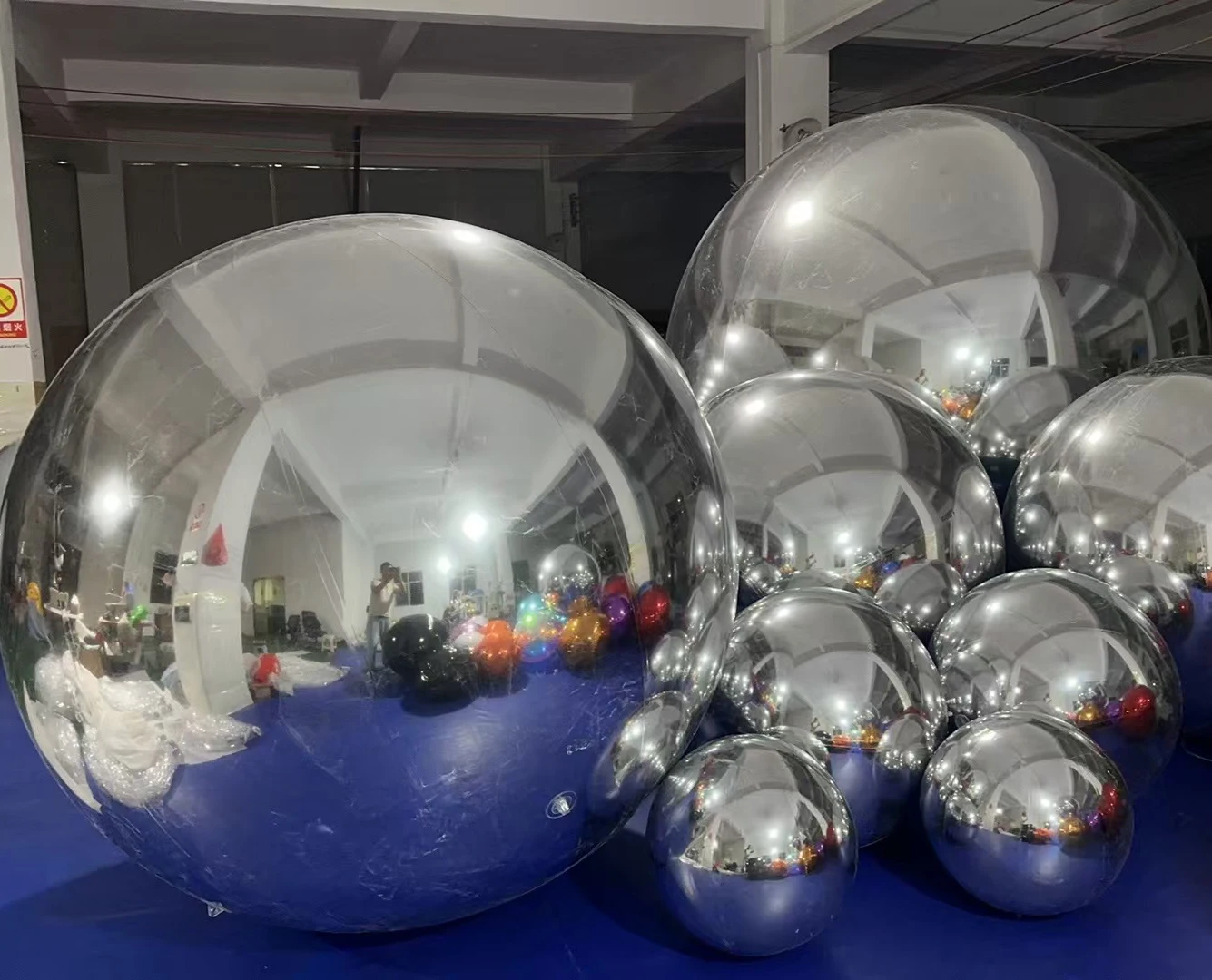 Giant Inflatable Metallic Balls - Perfect for Parties