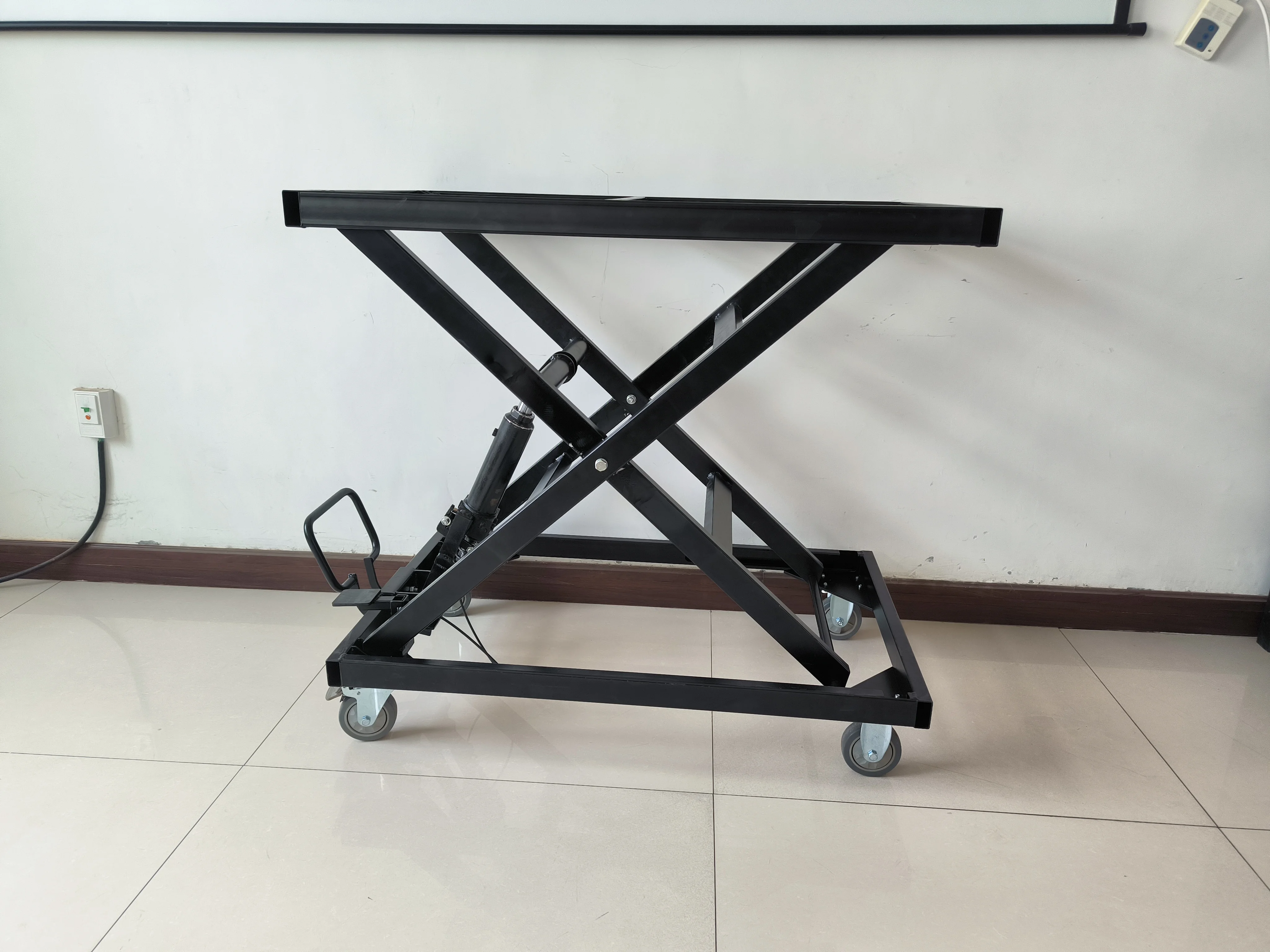 Portable Workbench Stand Adjustable Hydraulic Raising Work Platform ...