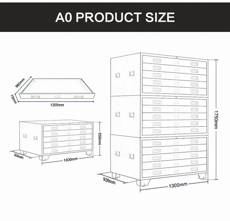 Cheap Metal Storage Cabinet Locking A0 Size Map Cabinet - Buy A0 ...