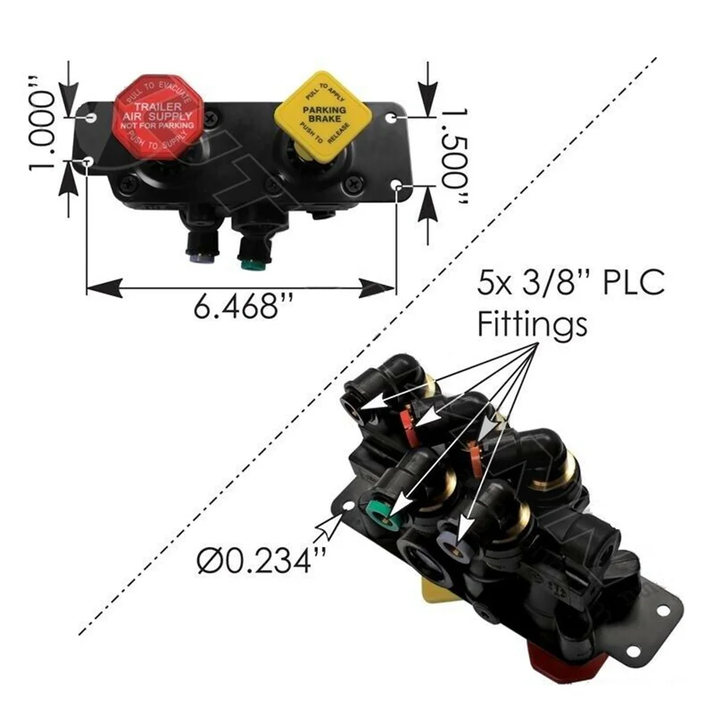 FREIGHTLINER CASCADIA 802804 için BENDIX DASH vana için| Alibaba.com