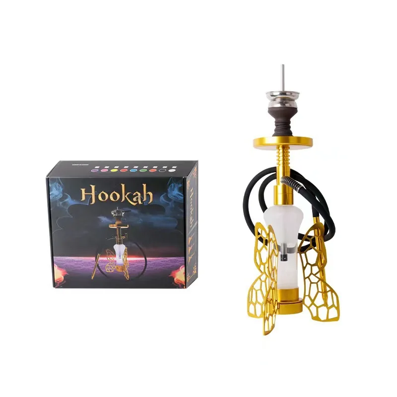 Luxury Design Hookah Aluminum Alloy Butterfly Hookah Set Sheesha Shisha ...