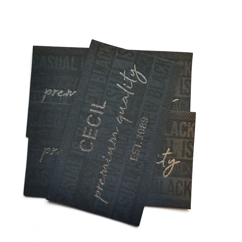 Print Silver Logo Jacron Patch for Jeans - Durable & Stylish